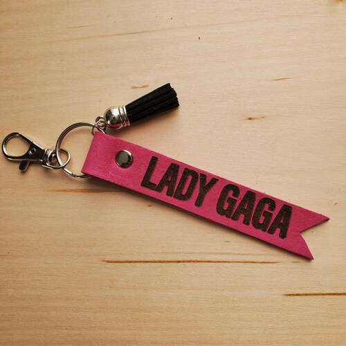 Lady Gaga Lyrics Keychain Tassel Keychain Marry the Night - Etsy
