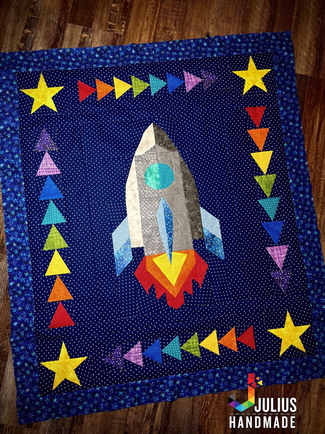 FPP - "space Exploration" - Rocket Ship Baby Quilt - Foundation Paper ...