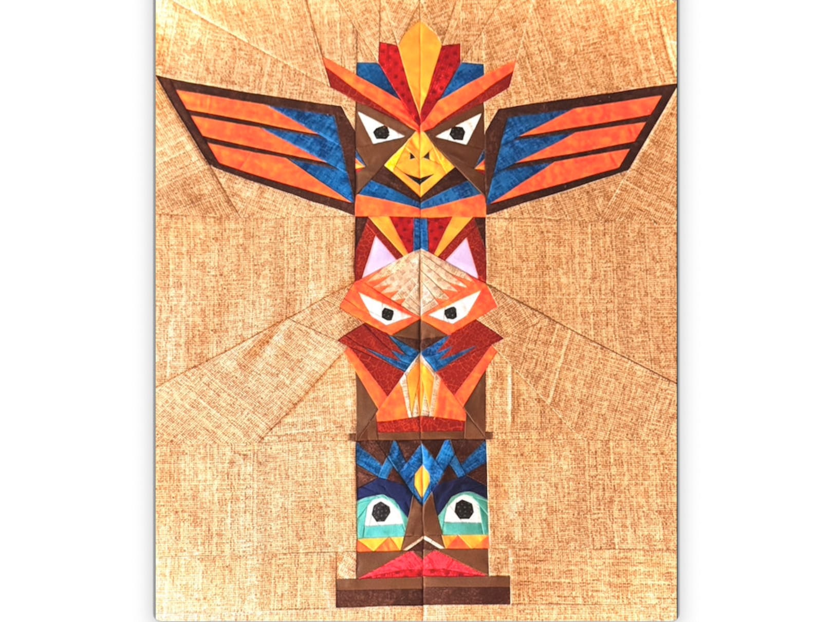 FPP - Totem Pole Quilt Block - Foundation Paper Piece - Etsy