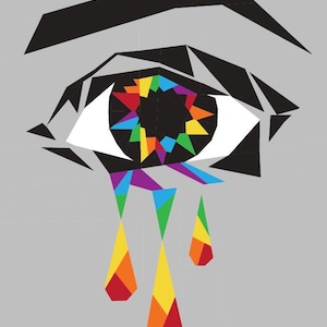 FPP - Crying Eye Quilt Block - Etsy
