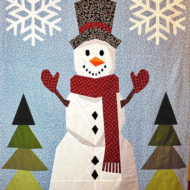 Snowman Quilt - Etsy