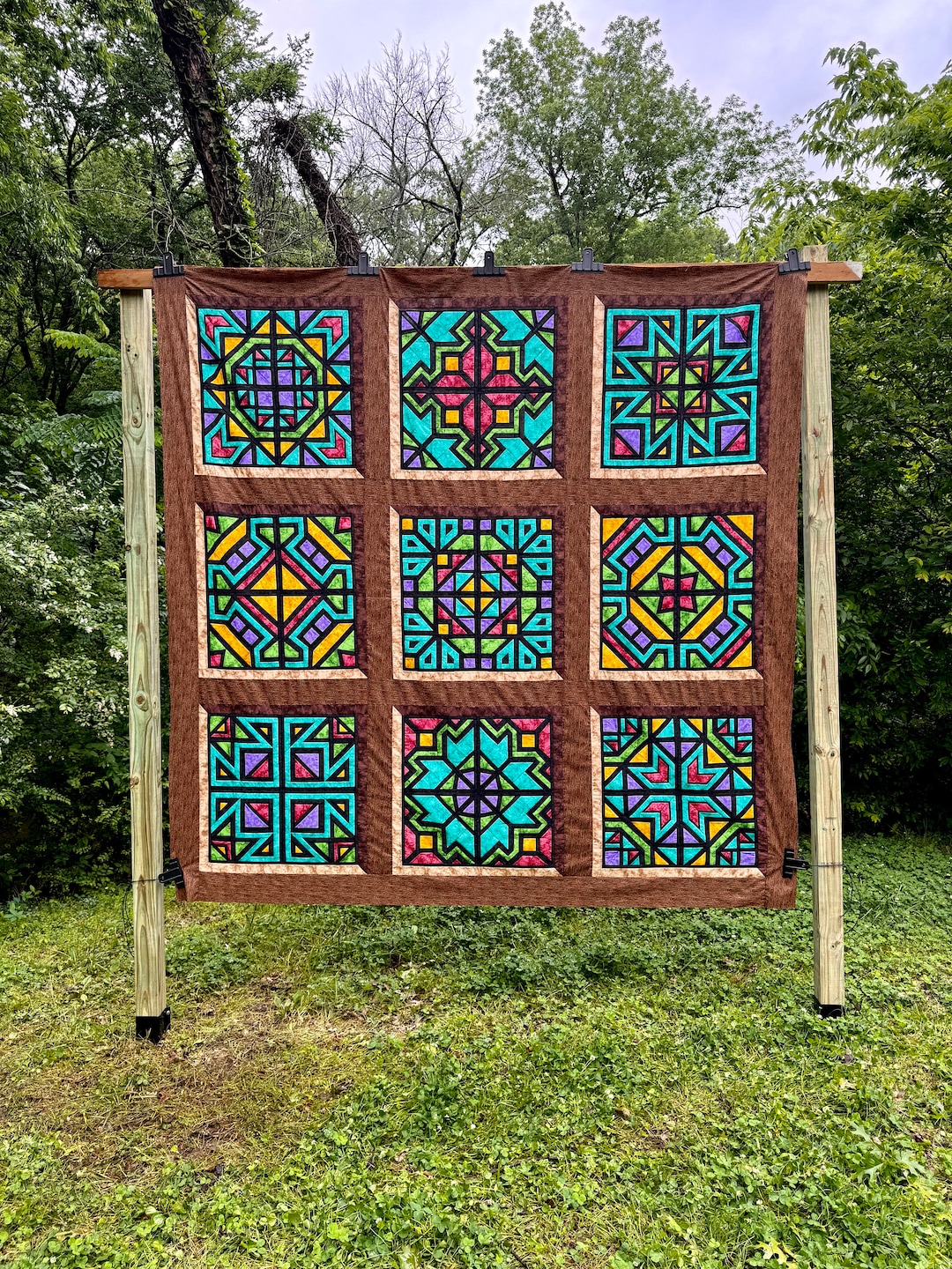 FPP - Stained Glass Window - DIGITAL PATTERN - Etsy