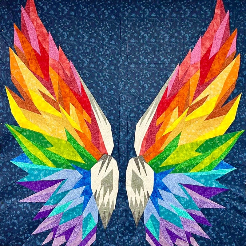 Fabric Angel Wings - Etsy