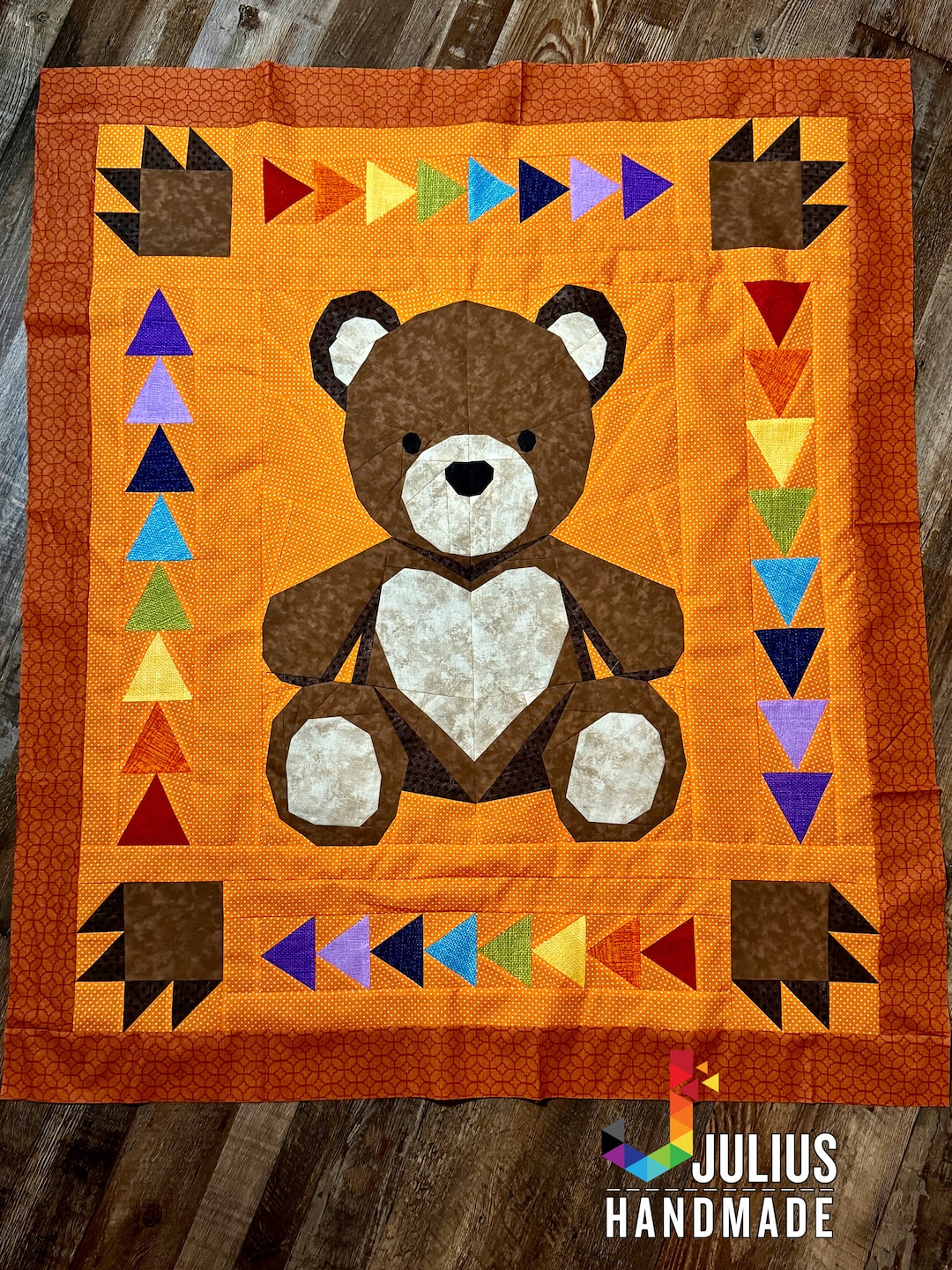 FPP - Teddy Bear Baby Quilt - Foundation Paper Pieced Pattern - Etsy