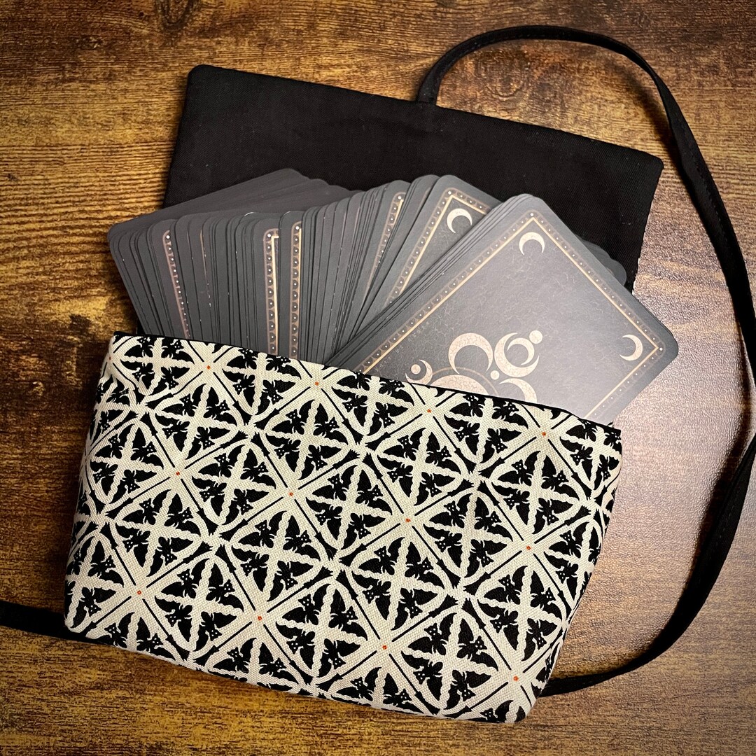 Tarot Card Pouch - Bats in a Square - Etsy
