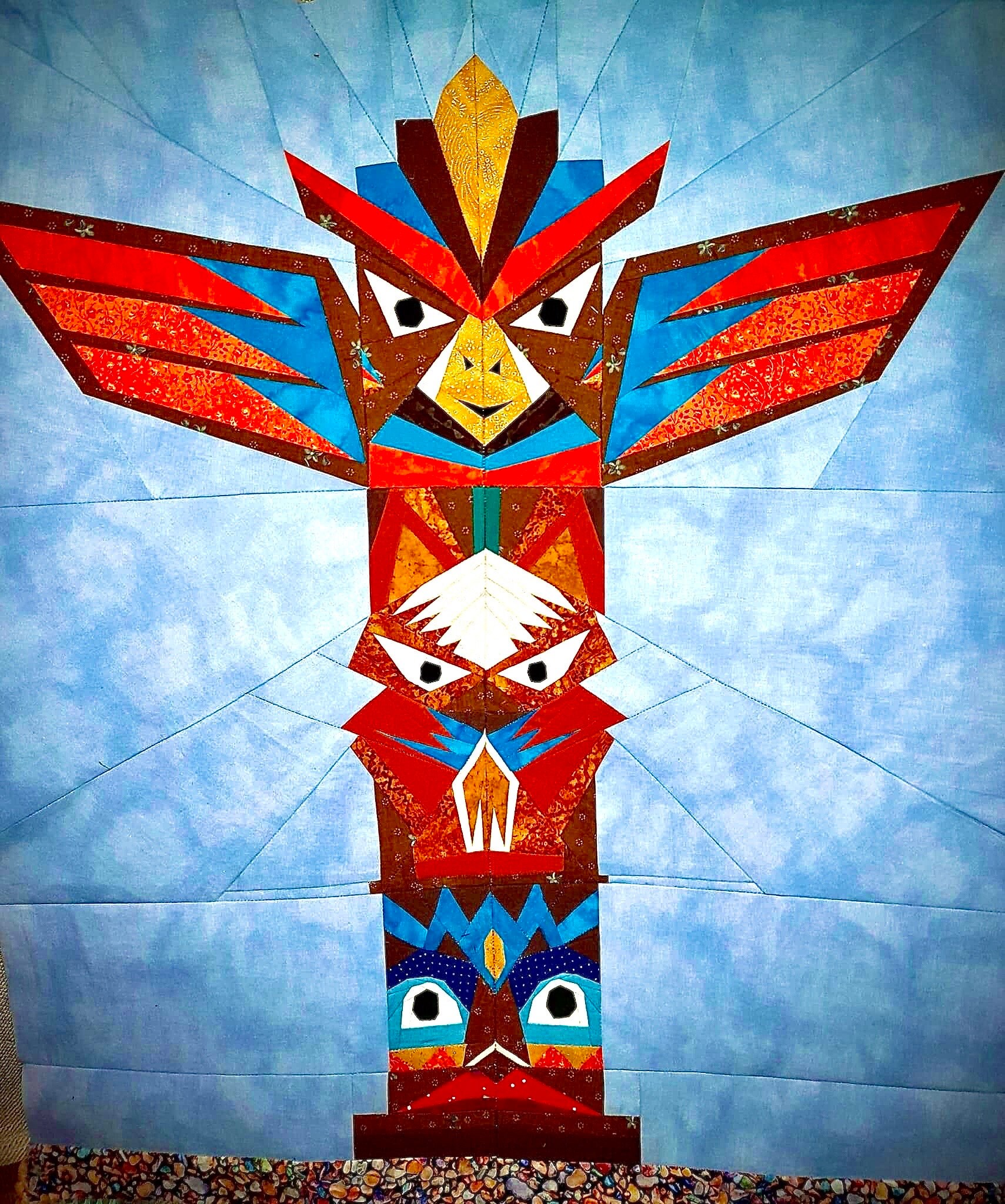 FPP - Totem Pole Quilt Block - Foundation Paper Piece - Etsy