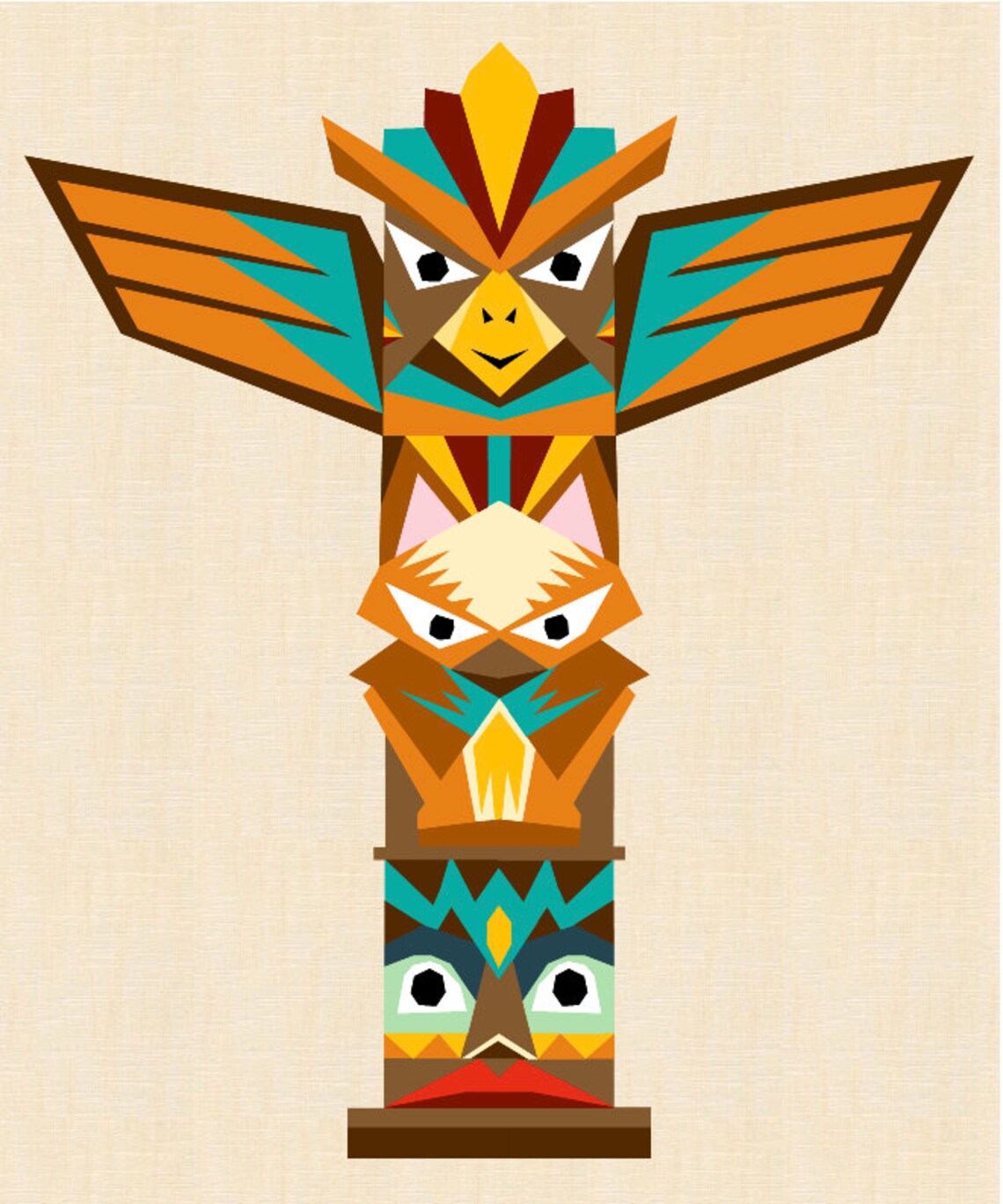FPP - Totem Pole Quilt Block - Foundation Paper Piece - Etsy