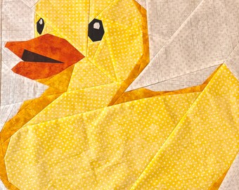 14 Duck Foundation Paper Pieced Quilt Block Pattern FPP - Etsy