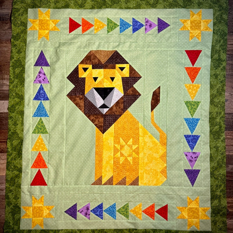 Lion Quilt Pattern - Etsy