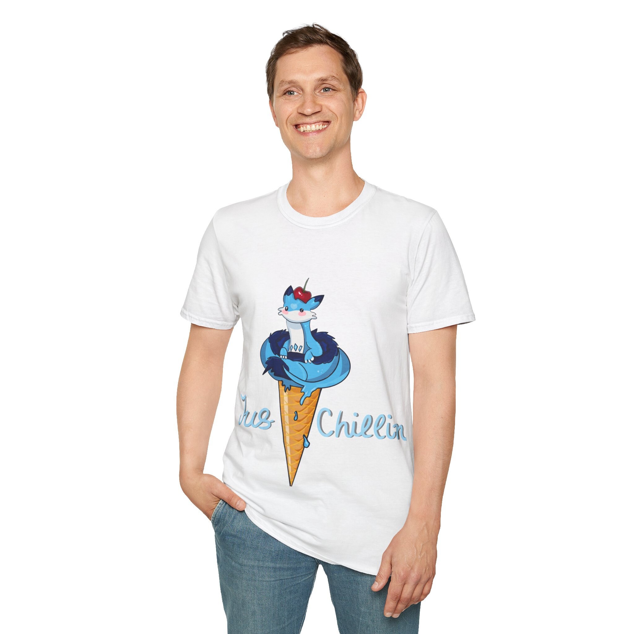 Jus Chilling Chillet Ice Cream Palworld Pal Short Sleeve Comfort Shirt ...