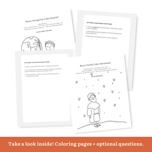 Bible Coloring Book Bible Study Preschool Bible Character Lessons ...