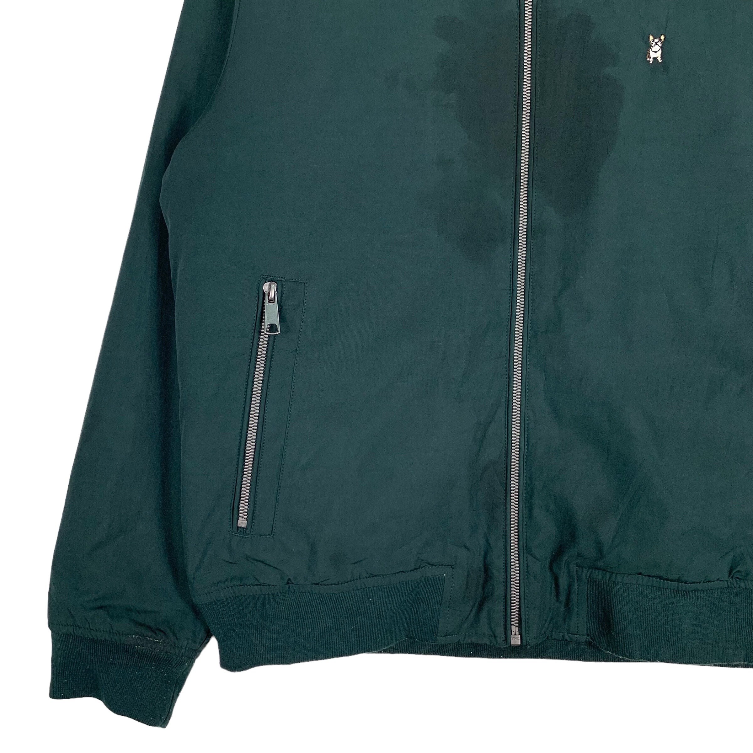 Vintage MACBETH Green Bomber Jacket Size M Japanese Brand Casual Jacket ...