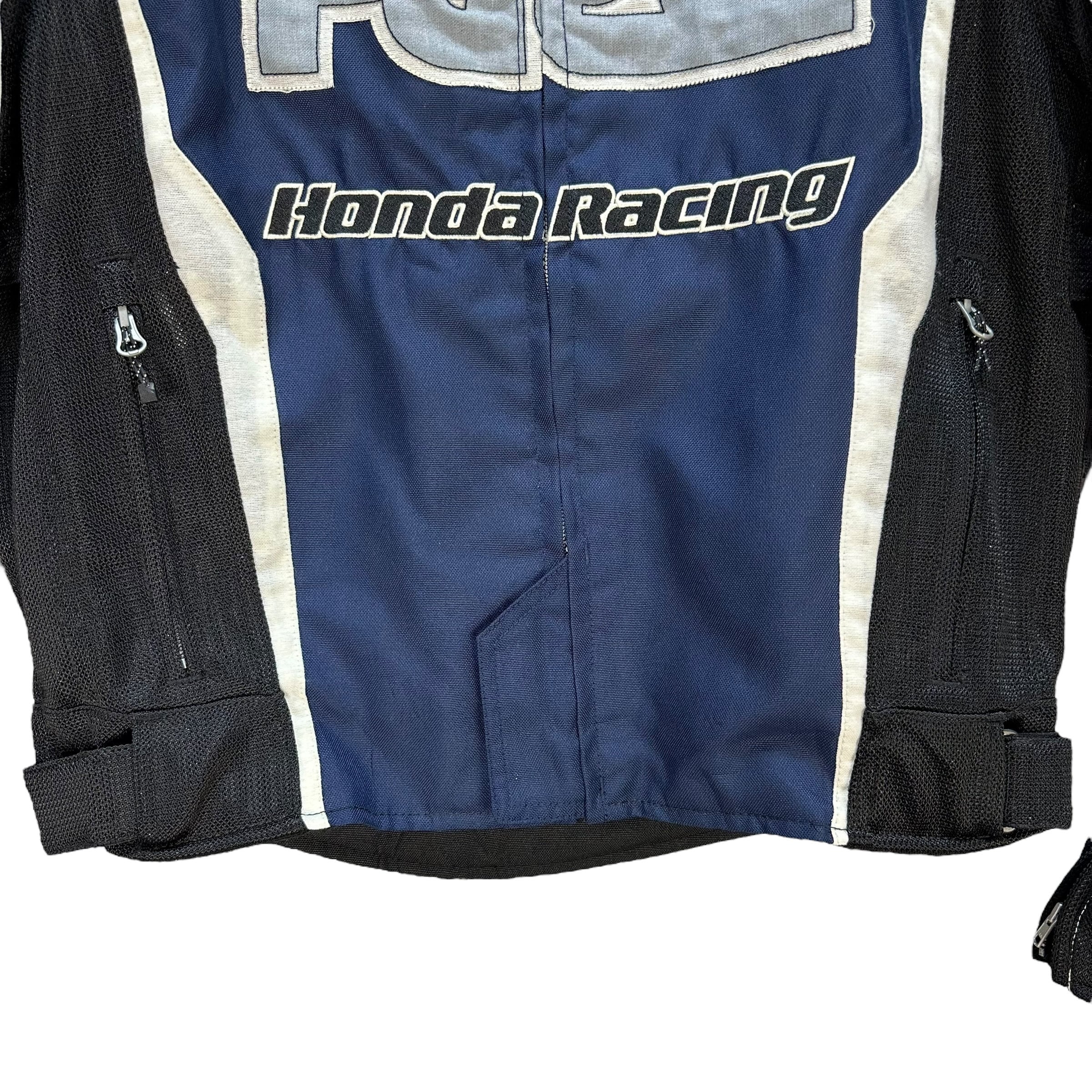 Vintage HRC HONDA RACING Big Logo Scotchlite Motorbike Jacket Size L ...