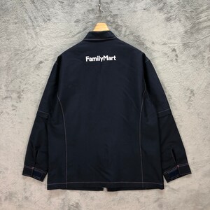 Vintage FAMILY MART Detachable Sleeve Work Uniform Jacket Size M 0540 ...