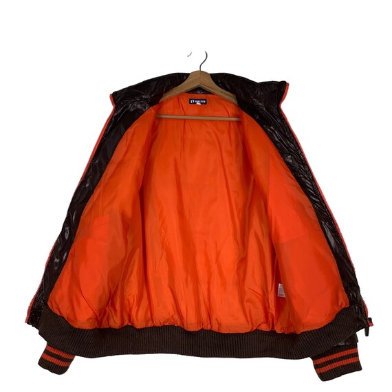 Vintage HANG TEN Brown Puffer Jacket Size L Down Jack… - Gem