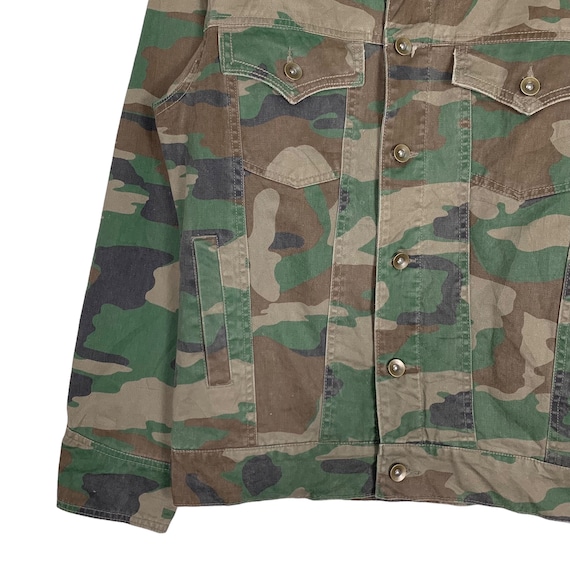 Japanese Brand Army Military Style Camo Type 3 Jacket… - Gem