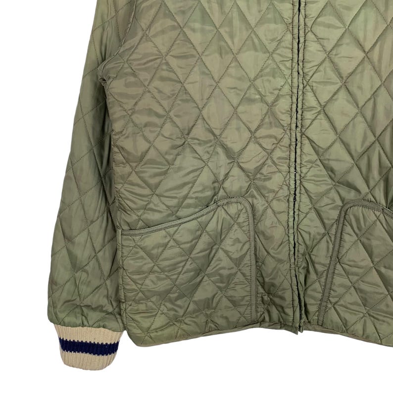 Vintage Japanese Brand FIRST PARKING Quilted Fleece Reversible Jacket ...