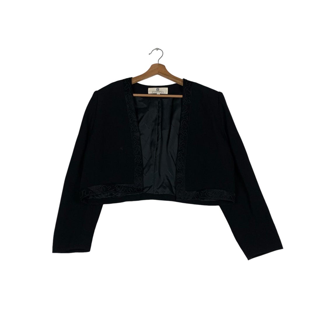 Vintage GIVENCHY Hi Formal Buttonless Cardigan Women's Size 18 Luxury ...