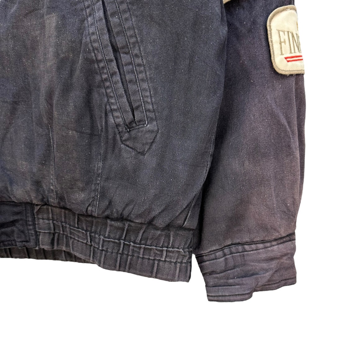 Vintage PRACT STUDIO Patches Logo Hoodie Jacket Size M Japanese Brand ...