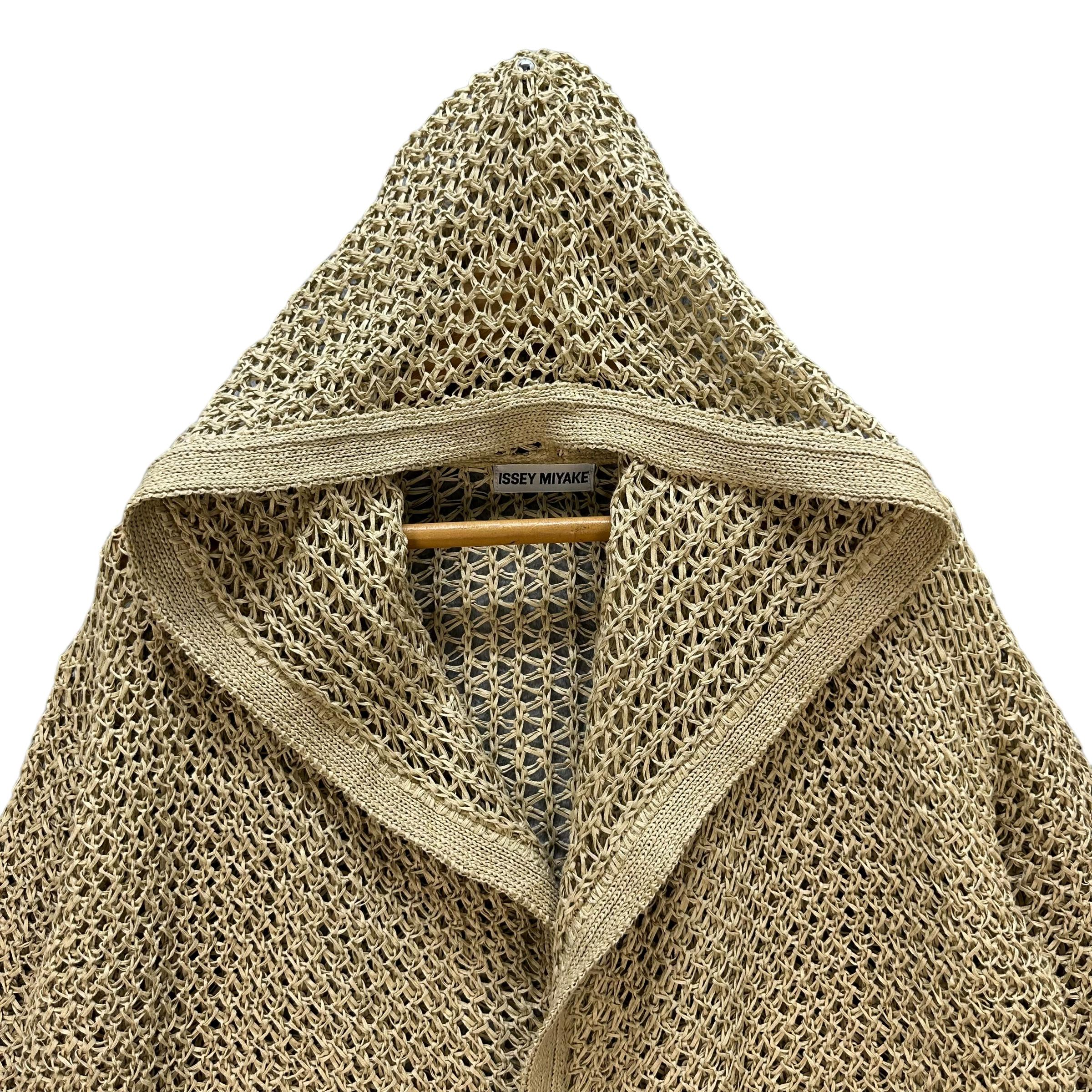 Vintage 1995 Summer Issey Miyake Made in Japan Fishnet Mesh Hoodie ...