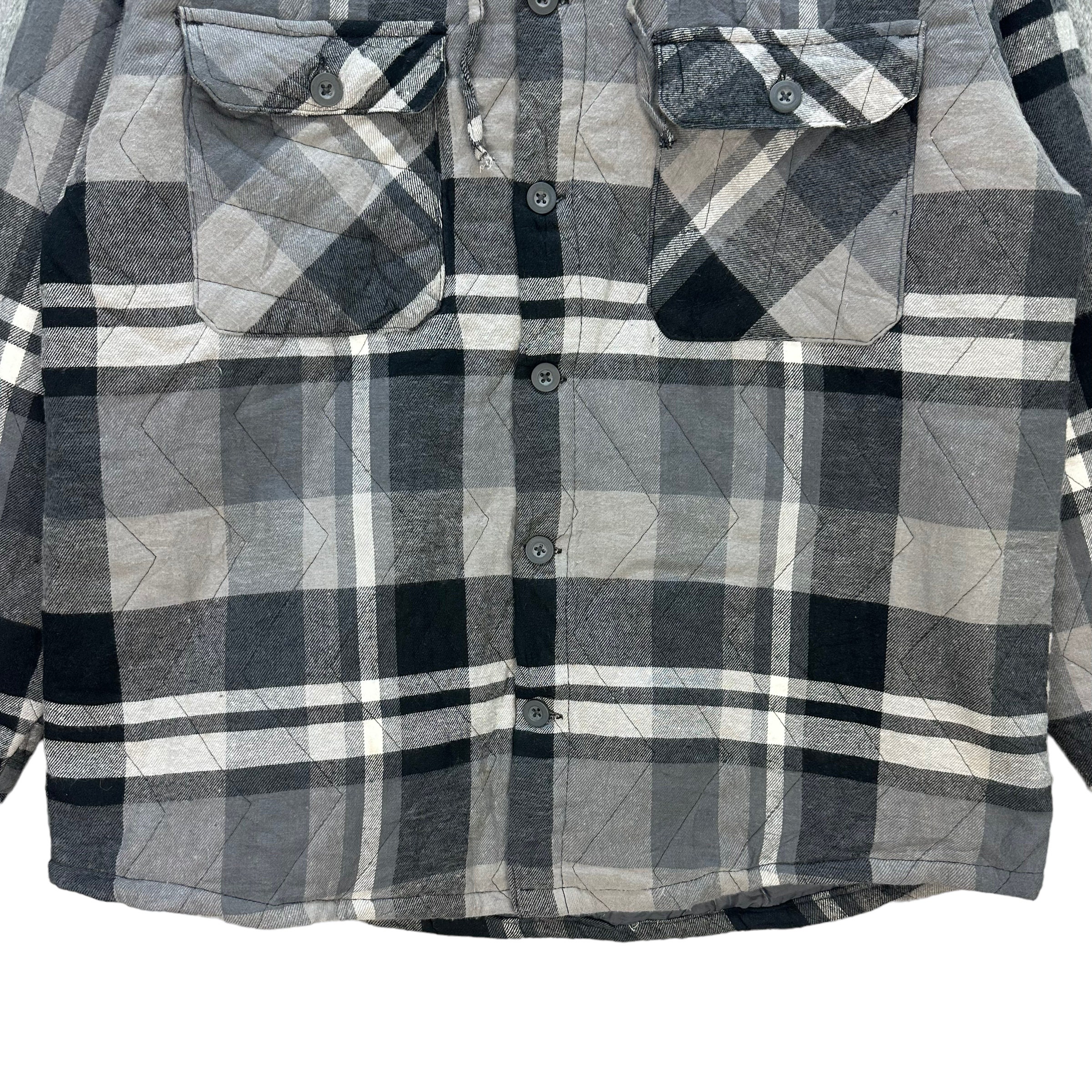 Vintage OCEAN PACIFIC Rare Design Checked Plaid Tartan Hooded Flannel ...