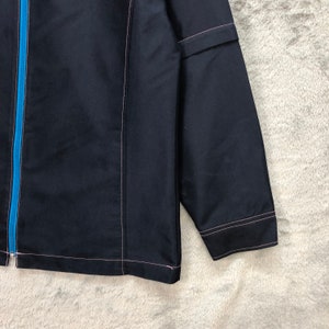 Vintage FAMILY MART Detachable Sleeve Work Uniform Jacket Size M 0540 ...