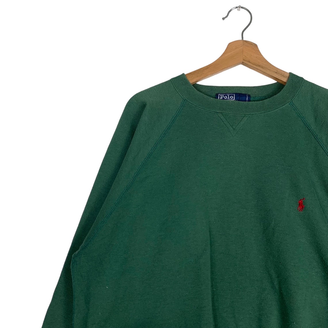 Vintage 90's Polo Ralph Lauren Embroidery Small Pony Logo Crewneck ...