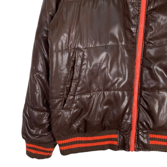 Vintage HANG TEN Brown Puffer Jacket Size L Down Jack… - Gem