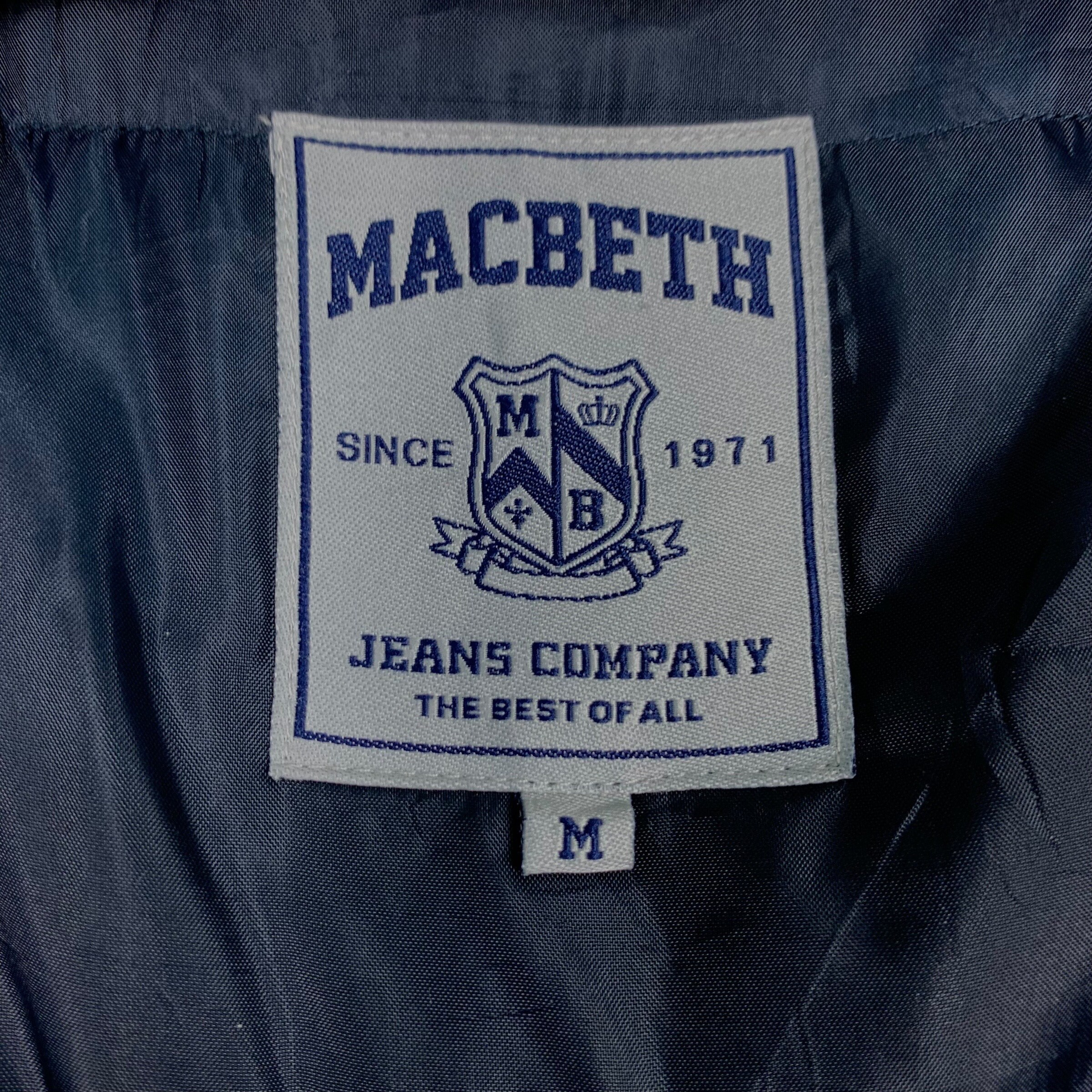 Vintage MACBETH Green Bomber Jacket Size M Japanese Brand Casual Jacket ...