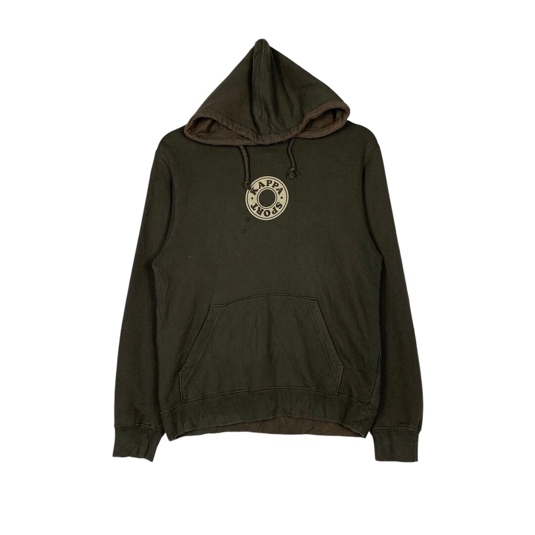 Vintage KAPPA Sport Circle Center Logo Pullover Hoodies Sweatshirt Men ...