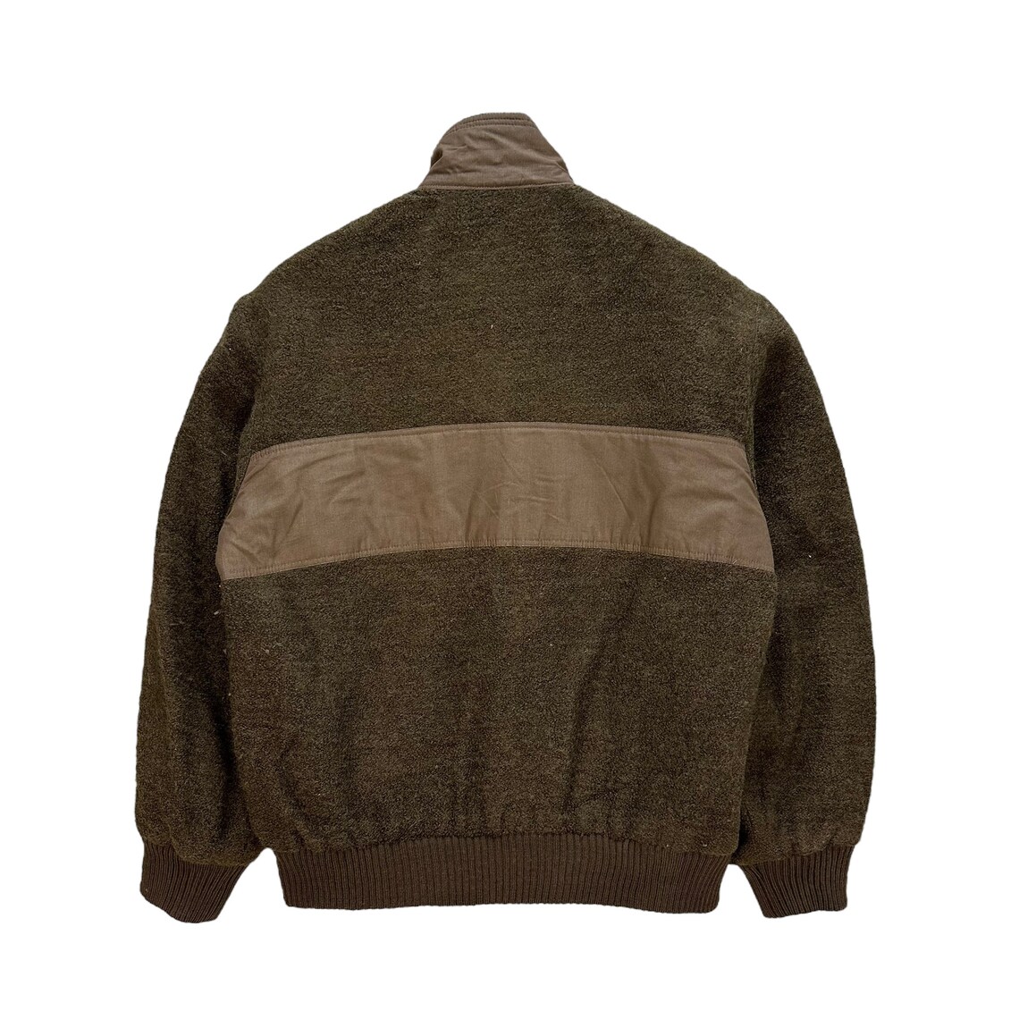 Vintage WOOD CUTTER by Giftake Brown Wool Hybrid Casual Jacket Size L ...