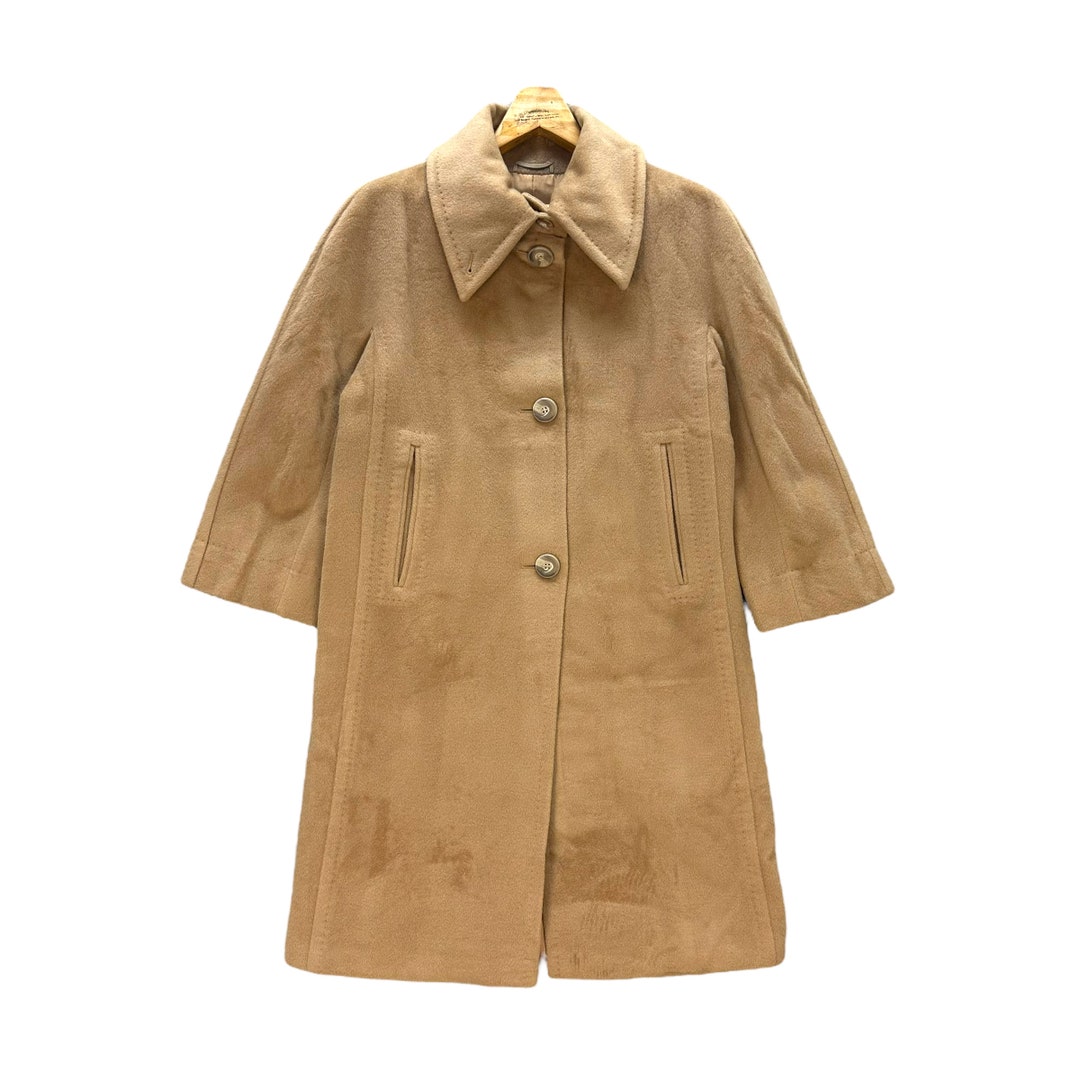Vintage MAX MARA Made in Italy Wool & Cashmere Overcoat / Longcoat ...