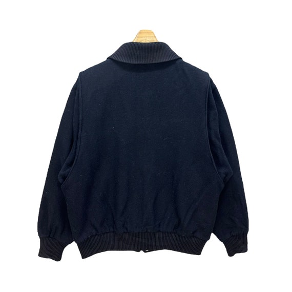 Vintage CHEMISE LACOSTE CLUB Button & Zipper Wool Jacket Vintage CHEMISE LACOSTE CLUB Button & Zipper Wool Jacket
