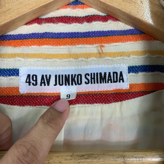 Vintage JUNKO SHIMODA Made in Japan Colorway Striped … - Gem