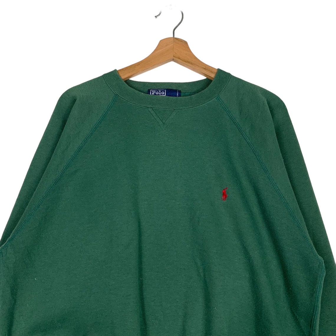 Vintage 90's Polo Ralph Lauren Embroidery Small Pony Logo Crewneck ...