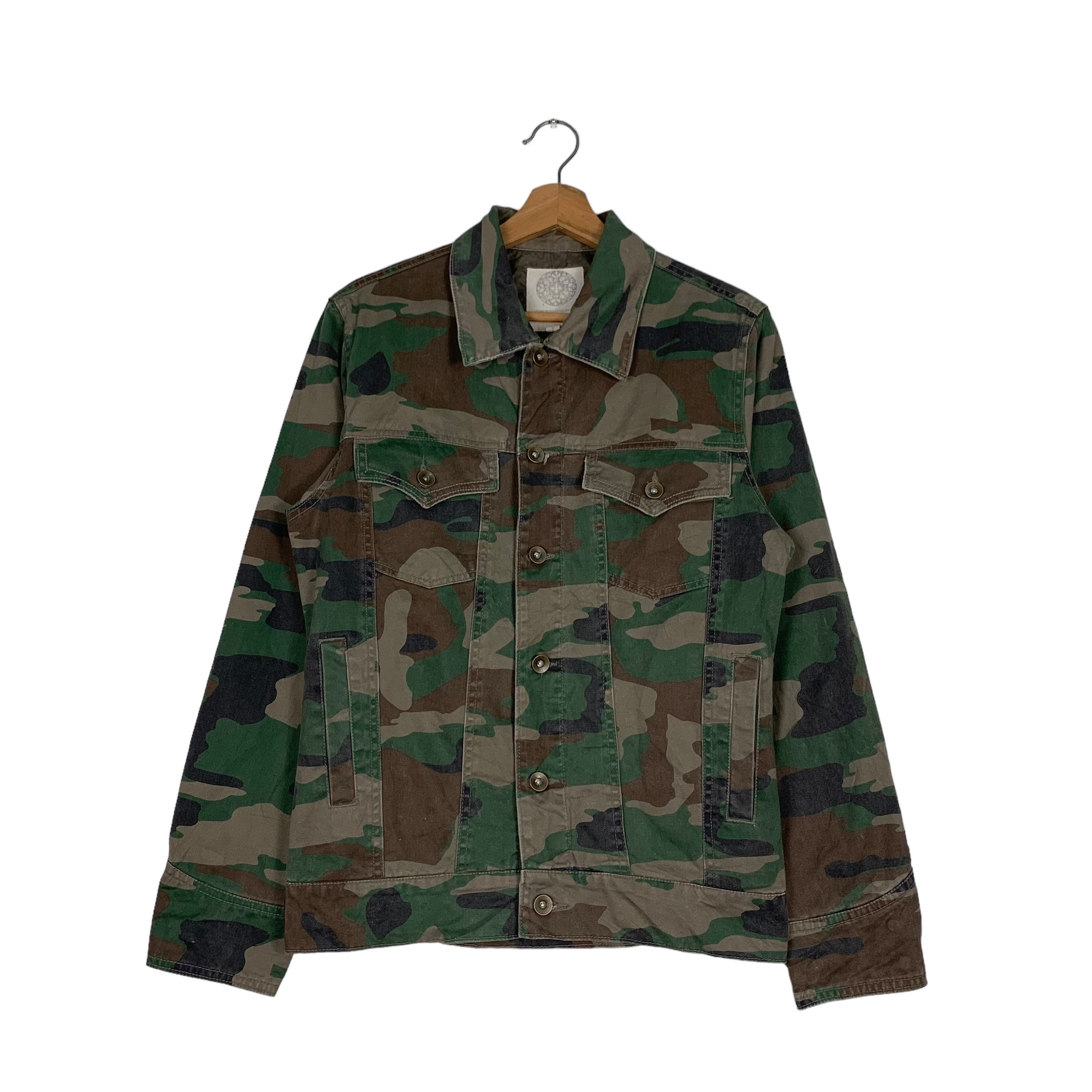 Japanese Brand Army Military Style Camo Type 3 Jacket Size 2 #0833-C37 ...