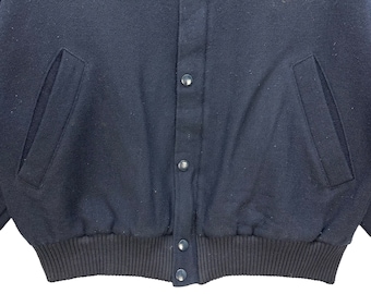 Vintage CHEMISE LACOSTE CLUB Button & Zipper Wool Jacket Vintage CHEMISE LACOSTE CLUB Button & Zipper Wool Jacket