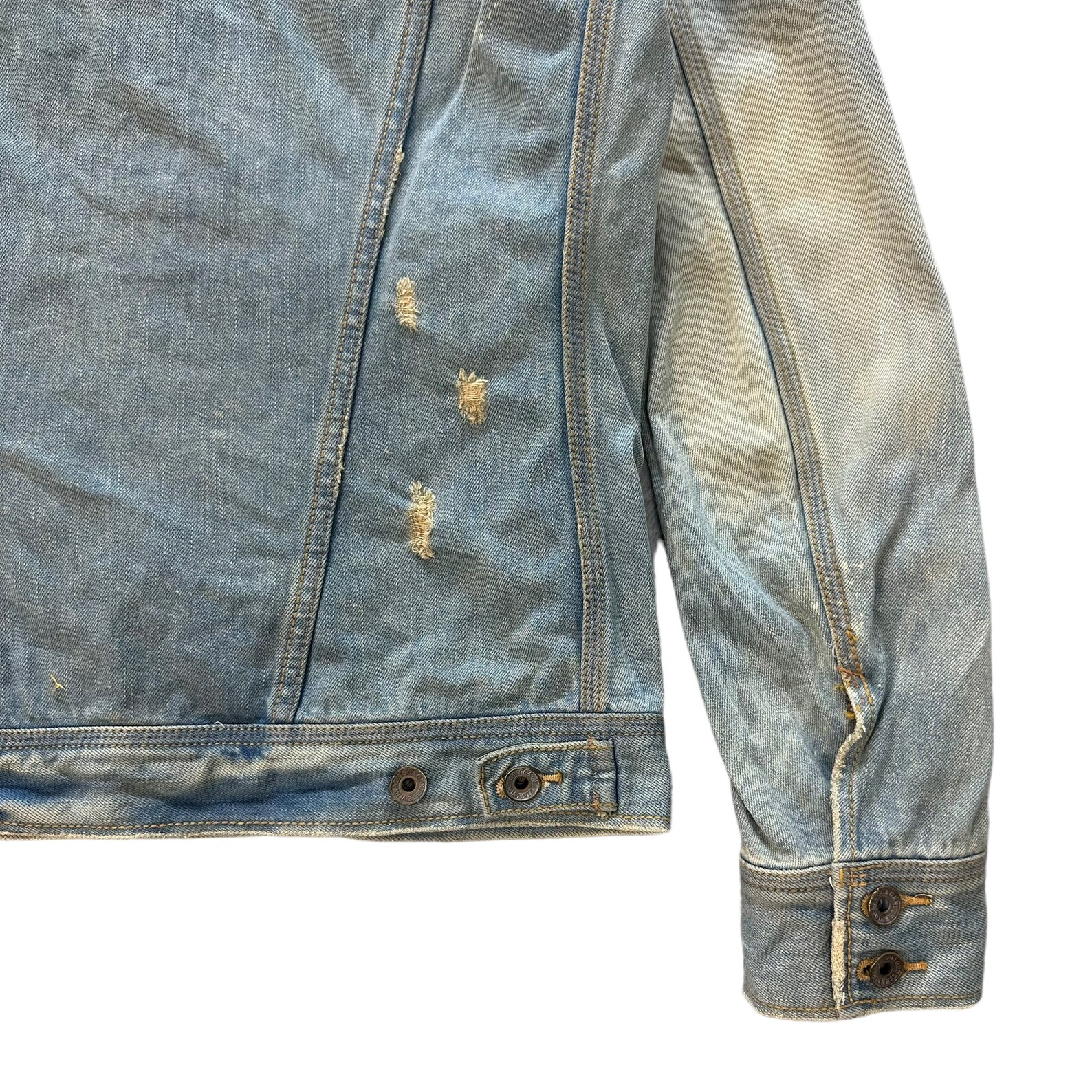 Vintage Japanesed Brand GENUINE VINTAGE GOA Distressed Fashion Washed ...