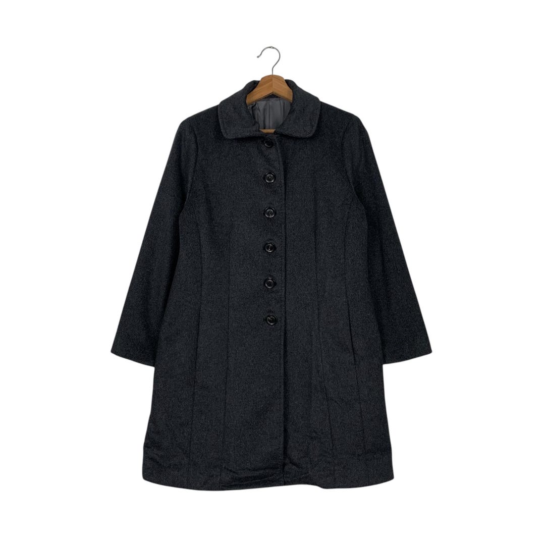 Vintage DAKS London Fabric Made in Italy by Pontetorto Wool Overcoat ...