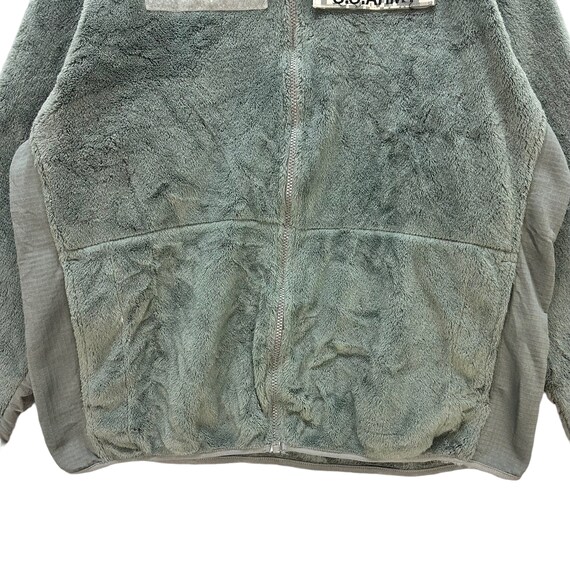 Vintage Military Style Us Army Fleece Jacket by ECWGS… - Gem