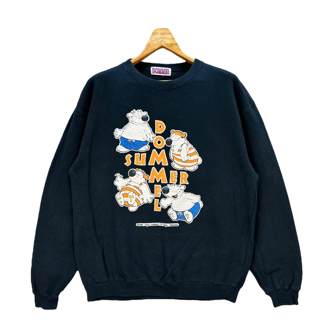 Vintage 88's Dupa Lombard DOMMEL SUMMER Cartoon Graphic Sweatshirts ...