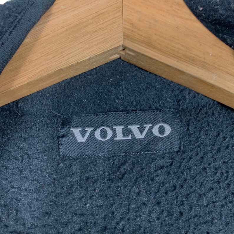 Vintage VOLVO Embroidery Small Logo Fleece Vest Men's Size M #1392-C63 ...