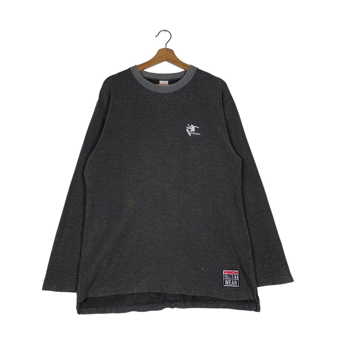 Vintage Vision Street Wear Embroidery Small Logo Sweater Size XL #0817 ...