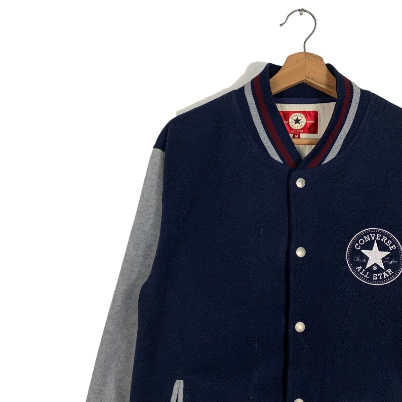 Vintage CONVERSE Varsity Jacket Men's Size M Streetwear Casual Outfits ...
