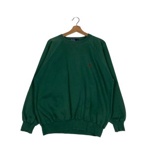 Vintage 90's Polo Ralph Lauren Embroidery Small Pony Logo Crewneck ...