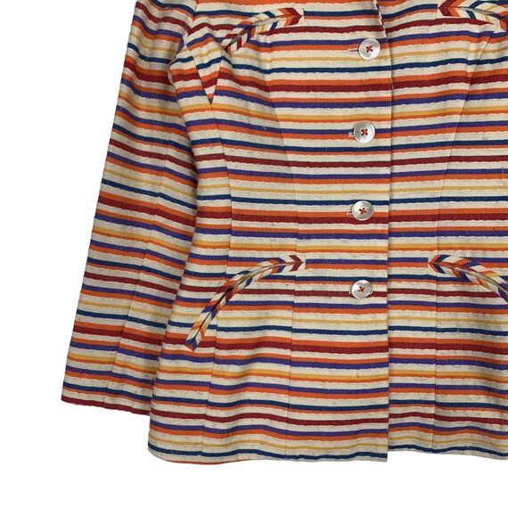 Vintage JUNKO SHIMODA Made in Japan Colorway Striped … - Gem