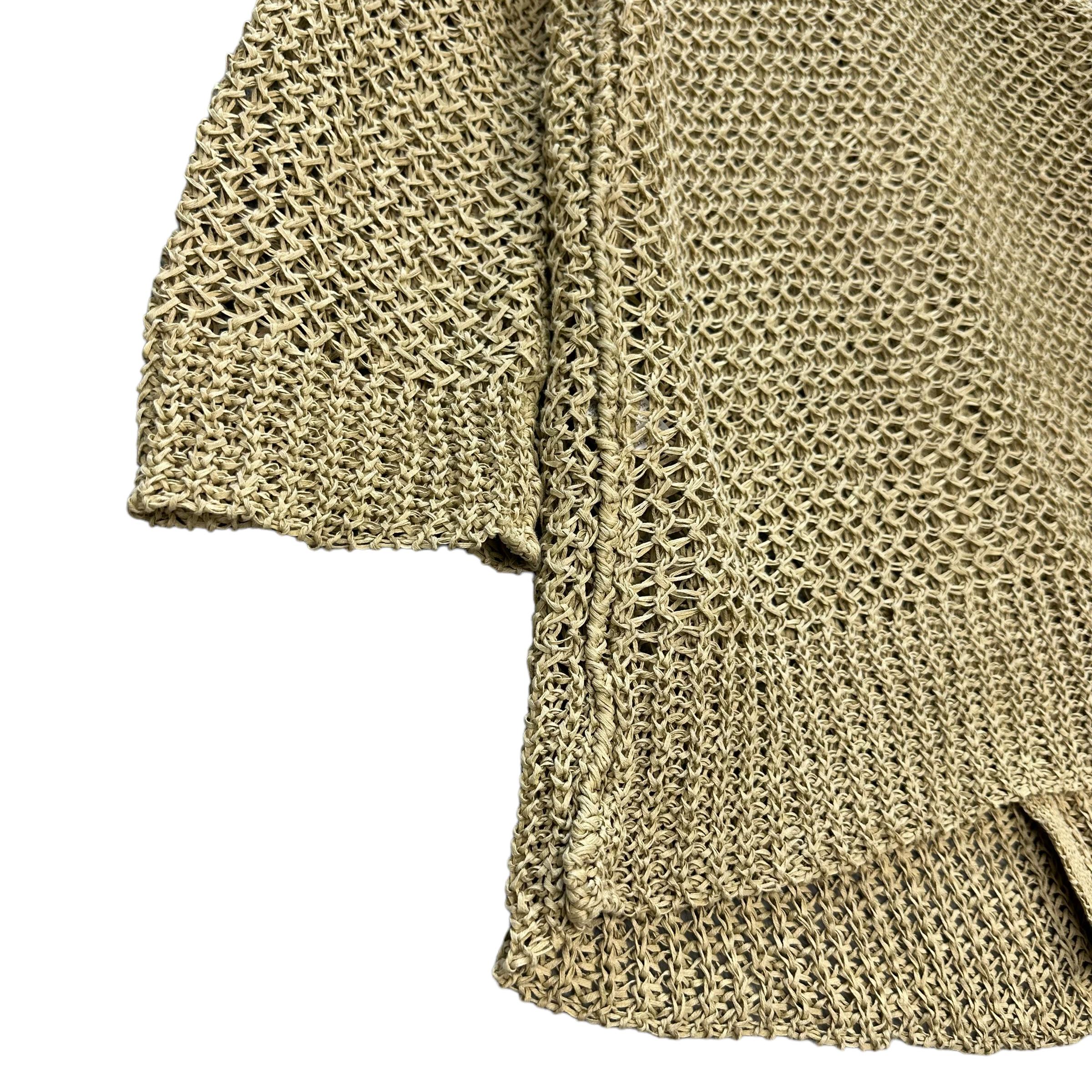 Vintage 1995 Summer Issey Miyake Made in Japan Fishnet Mesh Hoodie ...
