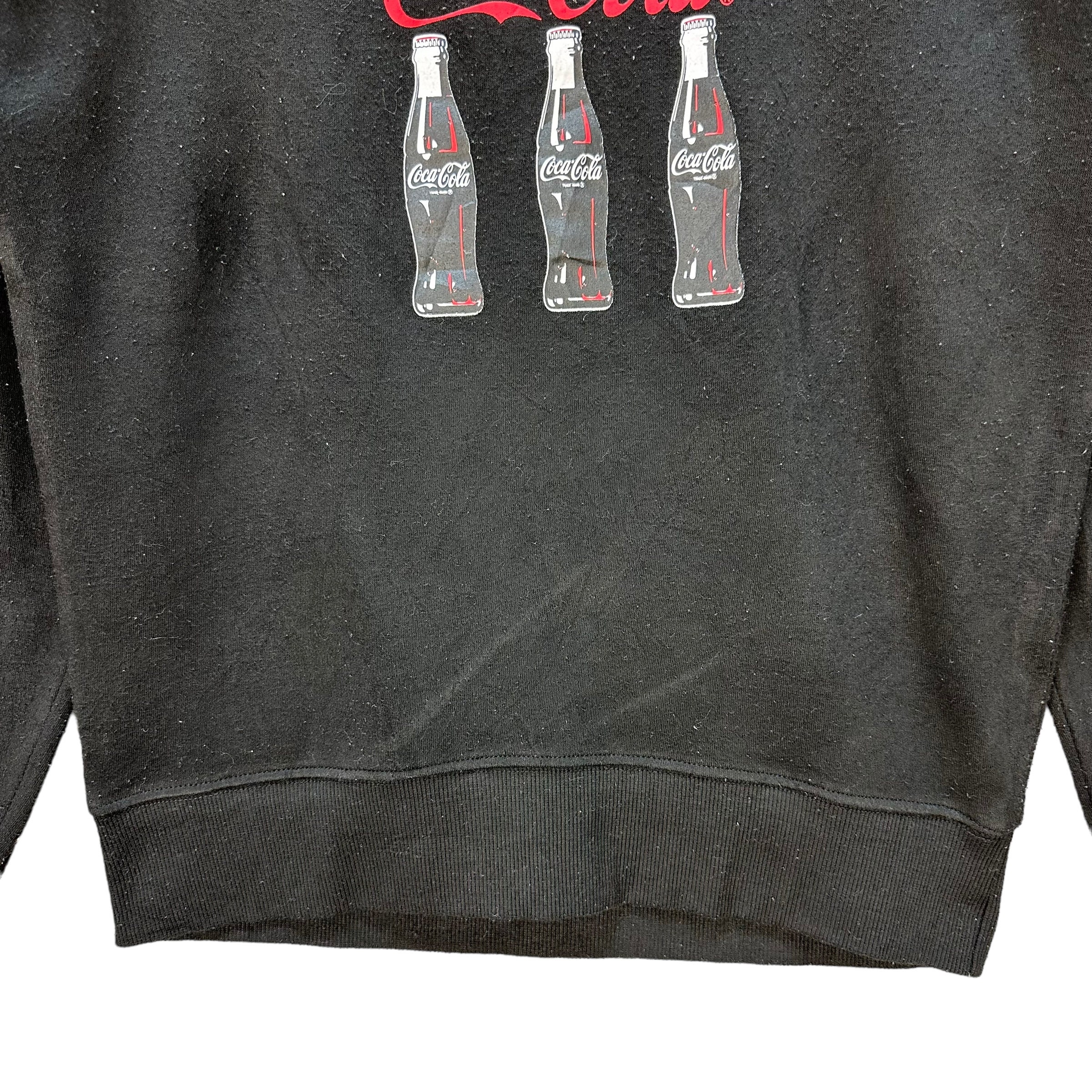 Coca Cola Drink Coca Cola Bottles Big Logo Graphic Printed Sweatshirts ...