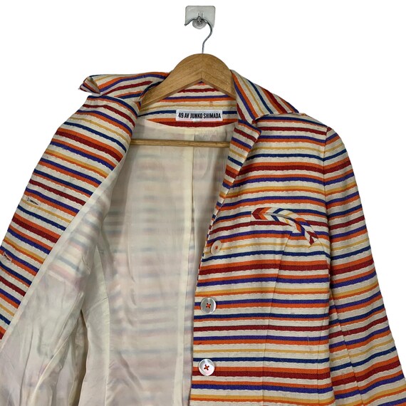 Vintage JUNKO SHIMODA Made in Japan Colorway Striped … - Gem