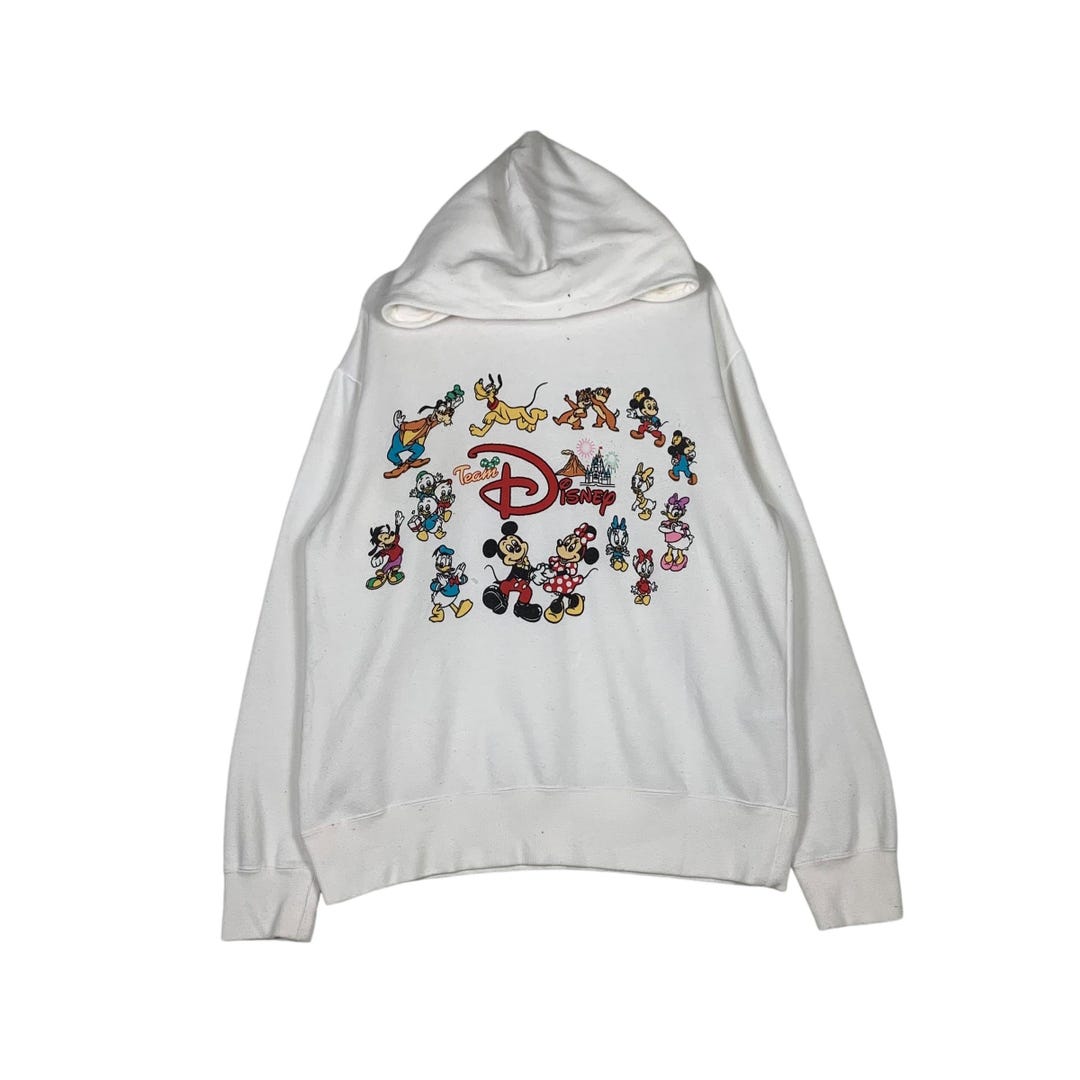 Tokyo Disney Resort All Character Logo Pullover Hoodie Sweatshirt Men's ...
